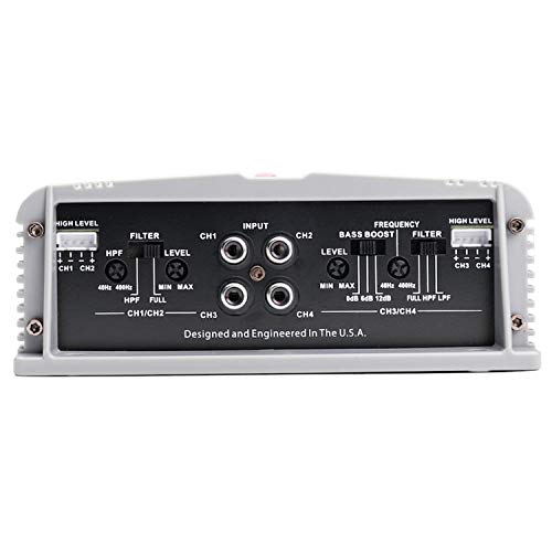 Crunch SA-2100.4 Smash Series 2,100-Watt 4-Channel Class AB Amp