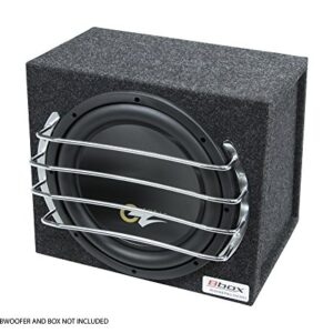 Bbox S-10G 10" Universal Chrome Subwoofer Grill, 1 Piece