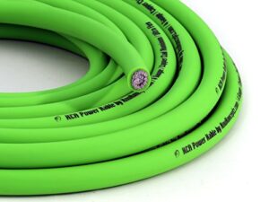 knukonceptz kca kandy kable neon green 4 gauge power wire (sold in 10 foot increments)