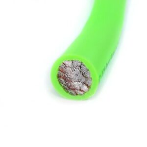 KnuKonceptz KCA Kandy Kable Neon Green 4 Gauge Power Wire (Sold in 10 Foot increments)