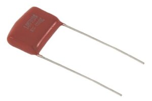 nte electronics mlr252k630 series mlr polyester non-polarized film capacitor, radial lead, non-inductive, 0.0025 µf capacitance, 10% tolerance, 630v