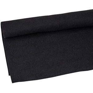 absolute new cc15bk 15-feet long by 4 feet wide, 60 square feet black carpet for speaker sub box carpet home, auto, rv, boat, marine, truck, car trunk liner