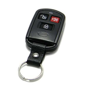 replacement case compatible with 2003-2006 hyundai santa fe key fob remote (fcc id: osloka-221t, osloka-2201t, p/n: 95411-26200)