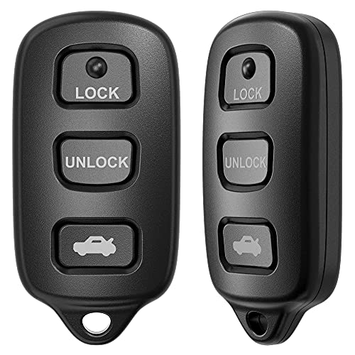 VOFONO Fits for Car Key Fob Keyless Entry Remote Replacement Toyota Avalon 1998 – 2004 Toyota Solara 1998 – 2004 FCC ID: HYQ12BAN/HYQ12BBX (w/Panic) 2PC