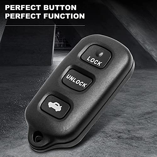 VOFONO Fits for Car Key Fob Keyless Entry Remote Replacement Toyota Avalon 1998 – 2004 Toyota Solara 1998 – 2004 FCC ID: HYQ12BAN/HYQ12BBX (w/Panic) 2PC