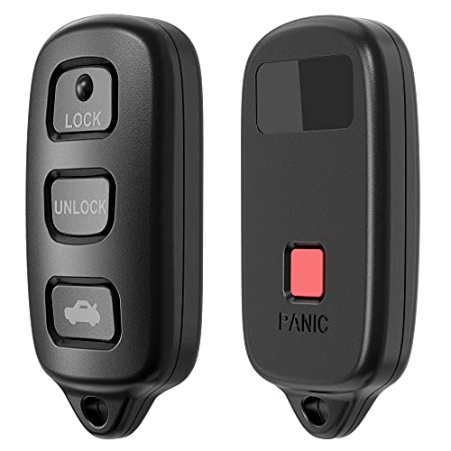 VOFONO Fits for Car Key Fob Keyless Entry Remote Replacement Toyota Avalon 1998 – 2004 Toyota Solara 1998 – 2004 FCC ID: HYQ12BAN/HYQ12BBX (w/Panic) 2PC