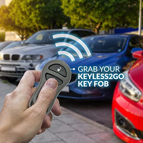 Keyless2Go Replacement for New Keyless Entry 4 Button Remote Car Key Fob for Vehicles That Use GQ43VT17T