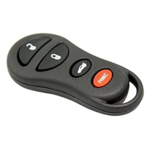 Keyless2Go Replacement for New Keyless Entry 4 Button Remote Car Key Fob for Vehicles That Use GQ43VT17T