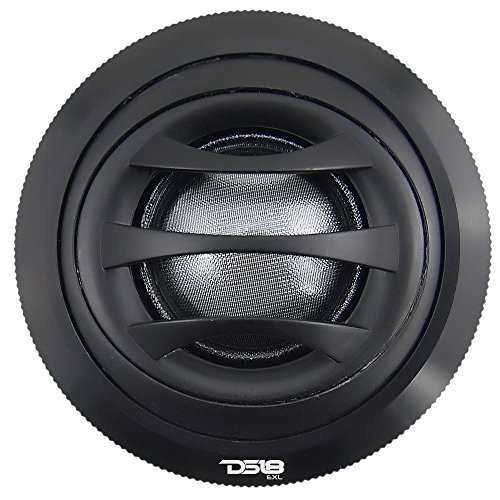 DS18 TW2.5 Tweeter 2.5-inch Diameter 1-inch Voice Coil Extremely Loud Series 100 Watts Max Silk Dome Ferrite Tweeter Ferro Fluid Sound Quality - Set of 2 (Black)