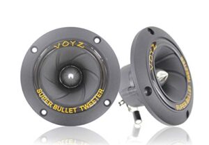 voyz 400 watt 3.5” piezo super horn tweeters aluminum diaphragm 4-8 ohms 1 pair (2pcs) (pet-1919)