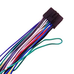 16 Pin Auto Stereo Wiring Harness Plug for Pioneer AVH-X3500BHS / AVH-X3600BHS / AVH-X5500BHS / AVH-X8500BHS