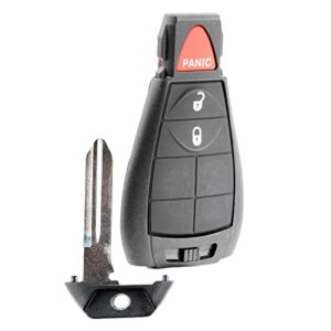 for 14-18 jeep cherokee 13-18 ram keyless entry remote key fob 3btn gq4-53t, 56046953