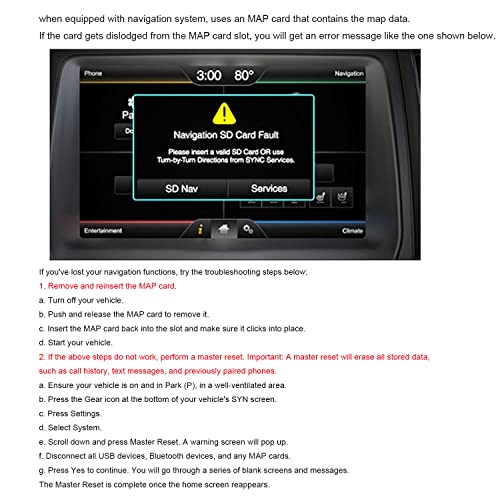 2022 Latest Version Navigation sd Card Fits Ford Lincoln USA Canada Newest GPS Map Card Updated A13 - GM5T-19H449-AG + Antifog Stickers