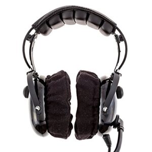 Pack of 4 Cloth Ear Cover for Pilot Aviation Headset