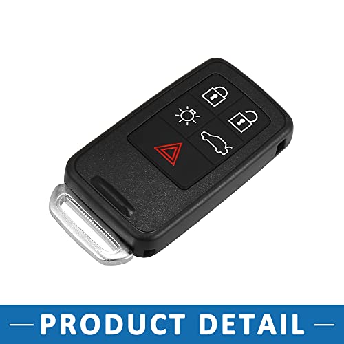 A ABSOPRO Keyless Entry Remote KR55WK49264 Key Fob for Volvo XC60 2010-2017