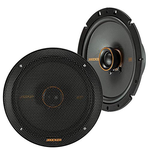 KICKER 47KSC6704 KS Series 6.75" Coaxial Speakers with .75" Tweeters, 4ohm