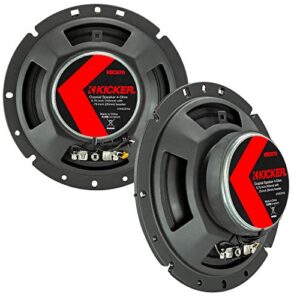 KICKER 47KSC6704 KS Series 6.75" Coaxial Speakers with .75" Tweeters, 4ohm