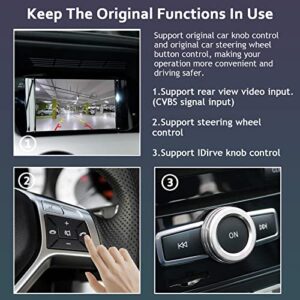 CARABC 2.0 Wireless Carplay Fit for Apple Carplay&Android Auto, Fit for Mercedes Benz A/B/C/E/CLA/GLA/GLK/ML/SLD with NTG4.5 System - Bluetooth, Mirror Link, Siri Voice, USB, DVR and Camera Input Etc