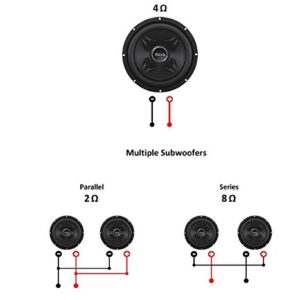 BOSS Audio Systems CXX12 Car Subwoofer - 1000 Watts Maximum Power, 12 Inch , Single 4 Ohm Voice Coil, Sold Individually,Black