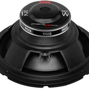 BOSS Audio Systems CXX12 Car Subwoofer - 1000 Watts Maximum Power, 12 Inch , Single 4 Ohm Voice Coil, Sold Individually,Black