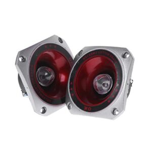 caralin 2pieces speaker tweeter 3″ colorful flashing piezoelectric loudspeaker treble head driver player tweeter