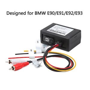 Eonon Optical Fiber Decoder Box Designed for Q65Pro/R65 Applicable to BMW E90/E91/E92/E93-A0581