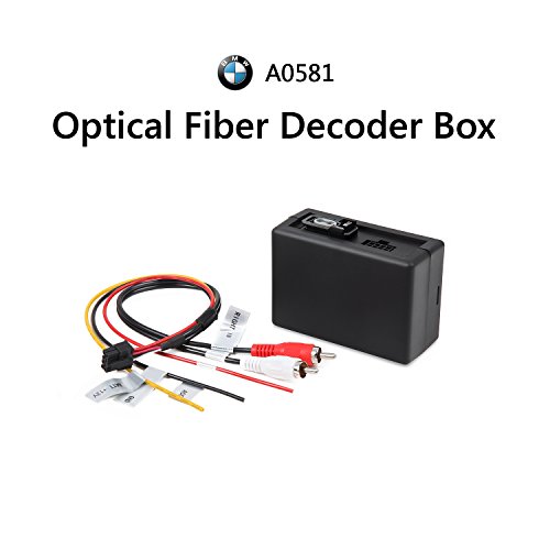 Eonon Optical Fiber Decoder Box Designed for Q65Pro/R65 Applicable to BMW E90/E91/E92/E93-A0581