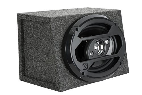 Scosche SE69KT 6x9 Single Car Speaker Enclosure with Gray Carpet