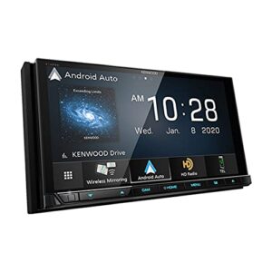 KENWOOD DDX9707S 6.95" Capacitive Touch Screen DVD Multimedia Receiver with Apple CarPlay & Android Auto