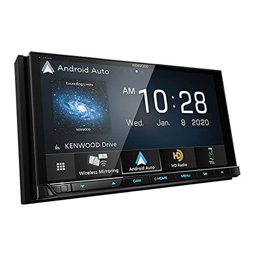 KENWOOD DDX9707S 6.95" Capacitive Touch Screen DVD Multimedia Receiver with Apple CarPlay & Android Auto