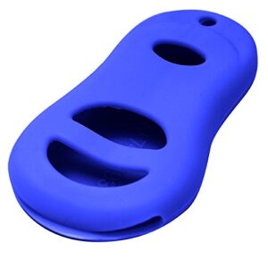 Keyless2Go Replacement for New Silicone Cover Protective Cases for Remote Key fobs FCC GQ43VT9T GQ43VT13T GQ43VT17T - Blue - (2 Pack)