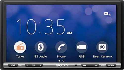 Sony 6.95 Inch - Apple Car Play/Android Auto Digital Media Receiver W/Bluetooth and Back Up Camera Input