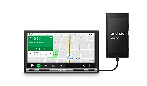 Sony 6.95 Inch - Apple Car Play/Android Auto Digital Media Receiver W/Bluetooth and Back Up Camera Input