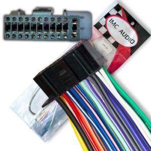 22 pin wire harness for kenwood ddx kvt dnx kmr head units