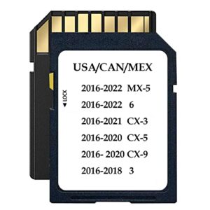 2022 latest map version navigation sd card gps fits 3 6 cx-3 cx-5 cx-9 mx-5 miata bhp-166-ez1p