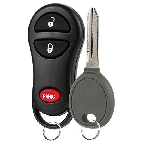 Key Fob fits 1999-2005 Chrysler Dodge Plymouth Keyless Entry Remote + Key (04686481 Y160-PT)