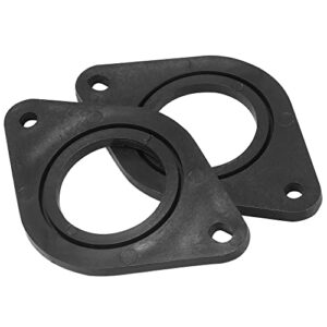 a absopro car tweeter speaker mounting adapter bracket rings for toyota corolla 2009-2019 plastic black 2 pcs