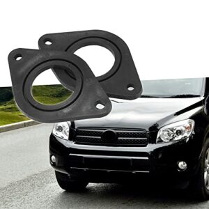 A ABSOPRO Car Tweeter Speaker Mounting Adapter Bracket Rings for Toyota Corolla 2009-2019 Plastic Black 2 Pcs