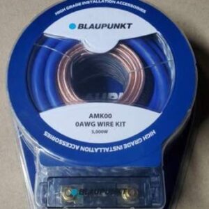 Blaupunkt AMK00 Car Audio Amplifier 0 Gauge Wiring Kit Blue