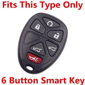 Rpkey Silicone Keyless Entry Remote Control Key Fob Cover Case protector Replacement Fit For Buick Cadillac Chevrolet GMC Saturn OUC60270 15913427