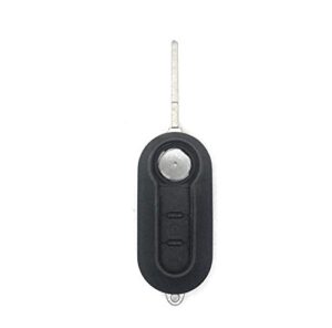 bexkeyless new replacement remote car key fob fits ltqf12am433tx 433mhz chip7946 2010-2017 fiat 500/2014-2018 fiat 500l