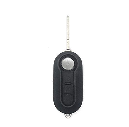 BexKeyless New Replacement Remote Car Key Fob fits LTQF12AM433TX 433MHZ Chip7946 2010-2017 Fiat 500/2014-2018 Fiat 500L