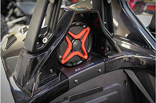 SSV Works 170-SS-B65U Custom-fit 6-1/2" Rear Speaker Pods for Polaris Slingshot