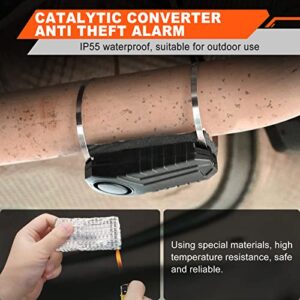 SPARKWHIZ Catalytic Converter Alarm, 113dB Super Loud Wireless Anti Theft Alarm with Motion Sensor Alarm for Car Catalytic Convertidor, Waterproof