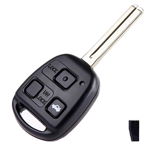 OCPTY 1X Flip Key Entry Remote Control Entry Remote Key Fob Transponder Ignition Key fit for 01 02 03 04 05 06 for L uxus LS430 ES330 HYQ12BBT 89785-50031