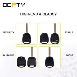 OCPTY 1X Flip Key Entry Remote Control Entry Remote Key Fob Transponder Ignition Key fit for 01 02 03 04 05 06 for L uxus LS430 ES330 HYQ12BBT 89785-50031