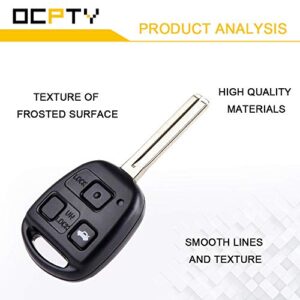 OCPTY 1X Flip Key Entry Remote Control Entry Remote Key Fob Transponder Ignition Key fit for 01 02 03 04 05 06 for L uxus LS430 ES330 HYQ12BBT 89785-50031