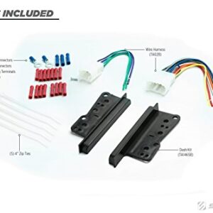 SCOSCHE Install Centric ICTA3BN Compatible with Select Toyota/Scion 2000-17 Double DIN Complete Basic Installation Solution for Installing an Aftermarket Stereo