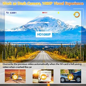 Wireless Backup Camera 7'' Monitor for RV Trailer, Extra Long Range Signal1080P Waterproof Infrared Night Vision Camera Recorder Monitor for Rear View Pickup Truck Motorhome Camper, Xroose CM1