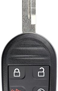 KeylessOption Keyless Entry Remote Fob Uncut Blank Ignition Car Key Remote Start for CWTWB1U793